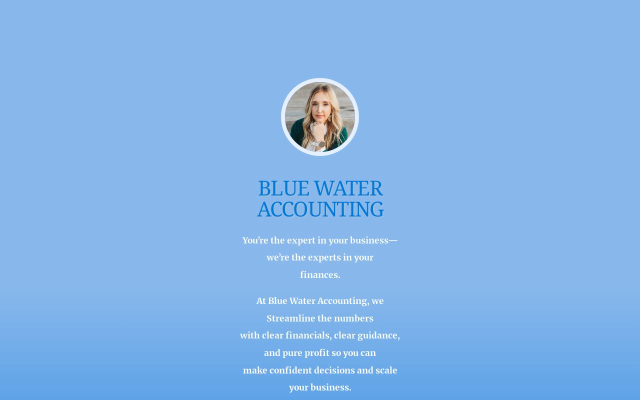 Blue Water Accounting Group